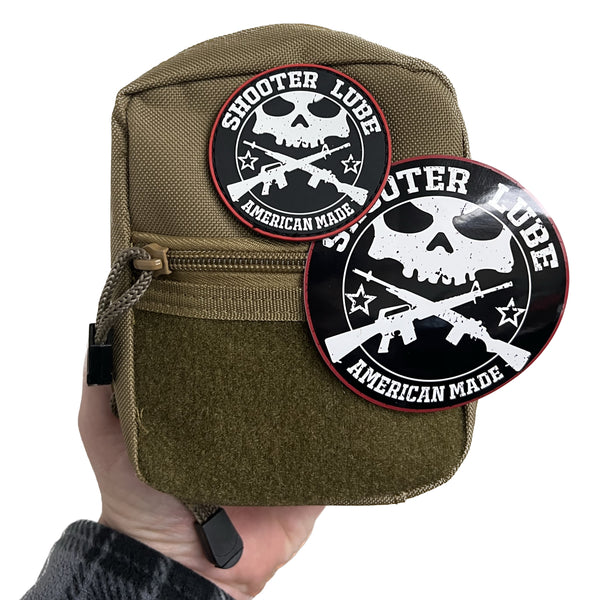 Free Velcro Patch and Vinyl Sticker – Shooter Lube